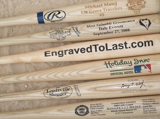 custom engraved bats - Engraved To Last | Custom Engraved Bats