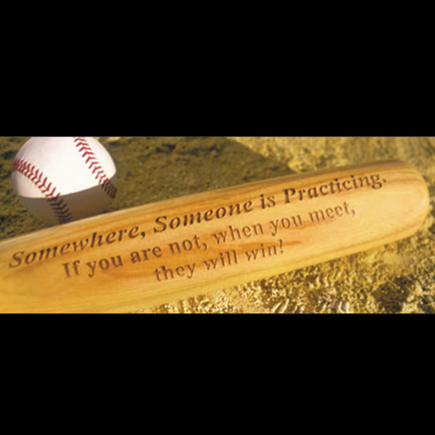 Inspirational Bats - Engraved To Last | Custom Engraved Bats