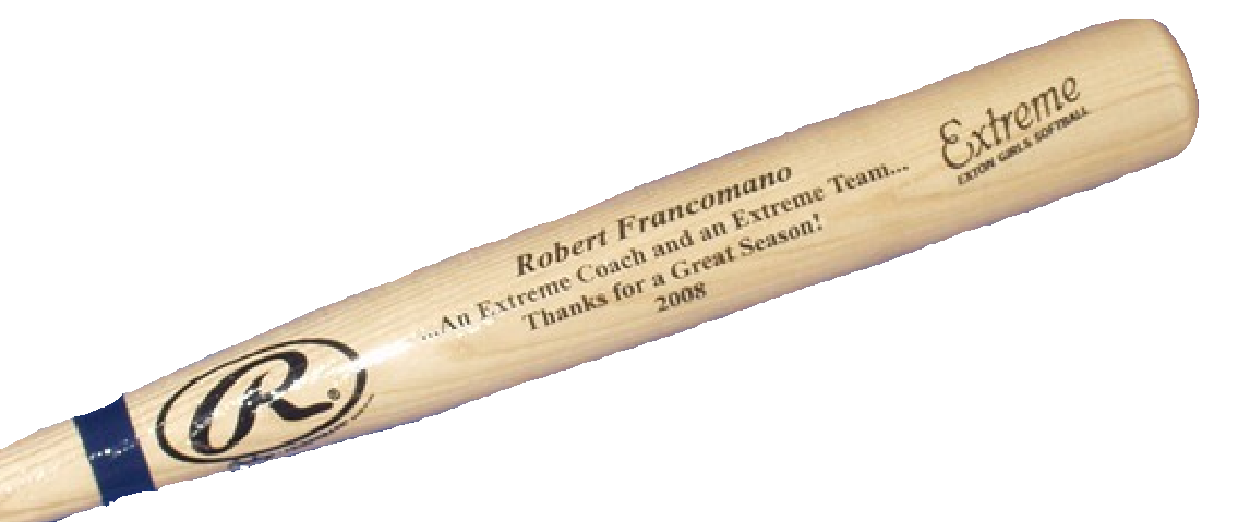 Engraved to Last | Custom Engraved Baseball Bats | Bat Engraving