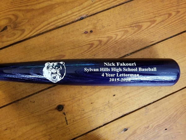 custom engraved bats athletic team awards - Engraved To Last | Custom ...