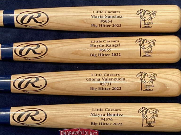 Branded Bat with Mfr's Logo - Baseball - Engraved To Last | Custom ...